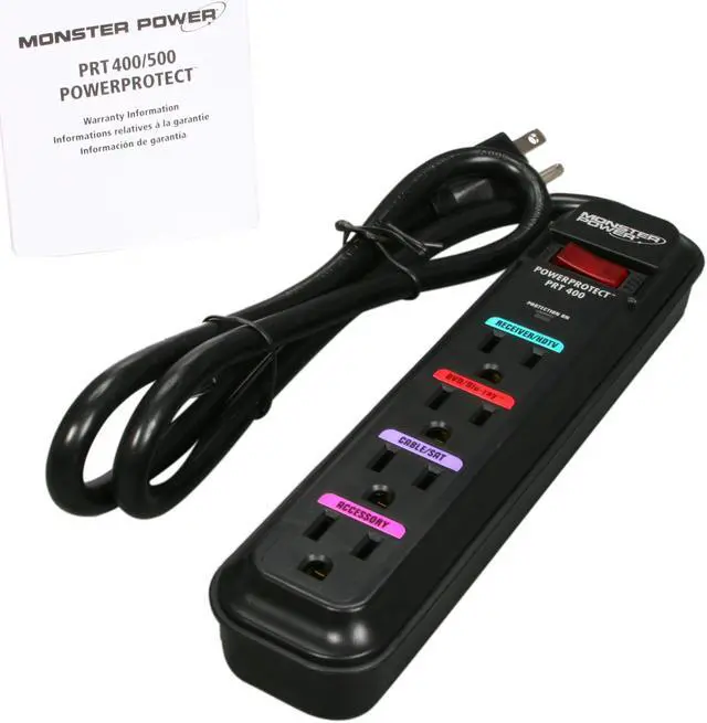 MONSTER MP PRT 400 4 Outlets PowerProtect - Newegg.com