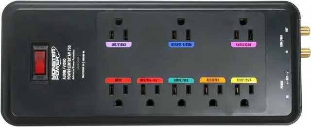 MONSTER MP AV 750 8 Outlets Audio Video PowerCenter - Newegg.com