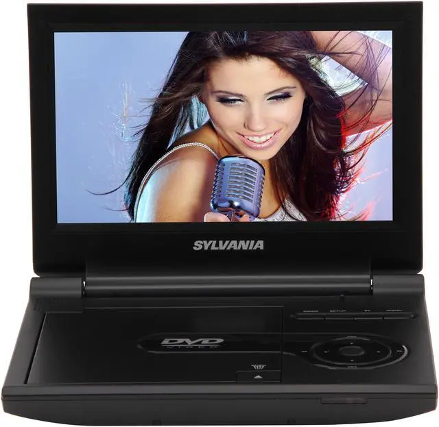 Refurbished: Sylvania SDVD9000B 9" Portable DVD Player (Black) - Newegg.com