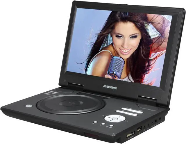 Refurbished: Sylvania SDVD1023 CURTIS 10" Portable DVD Player with ...