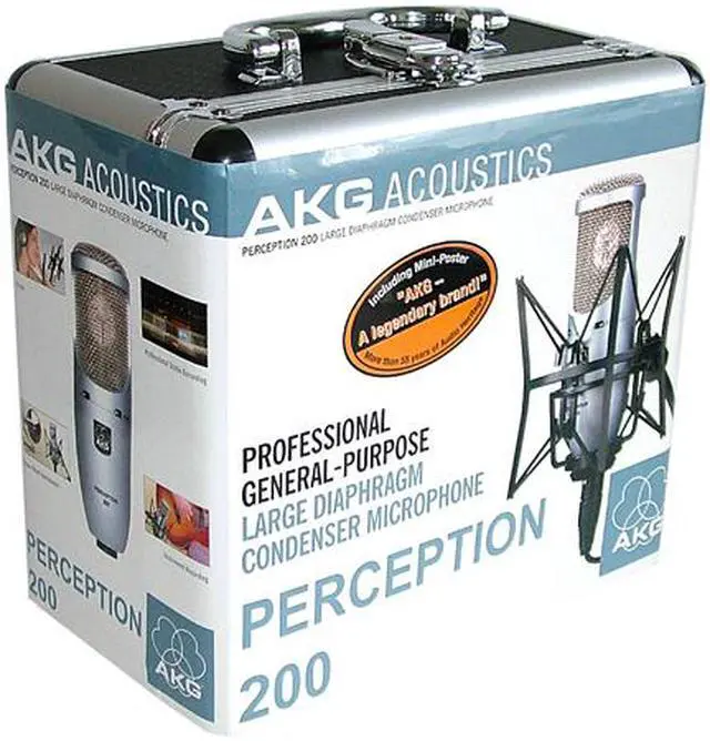 AKG Perception 200 large diaphragm true condenser microphone - Newegg.com