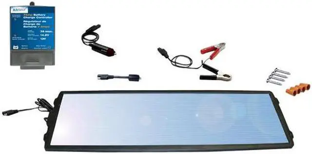Sunforce 50033 15 Watt Solar 12v Battery Charger Kit With 7 Amp Charge