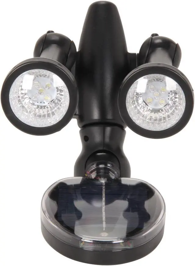 Sunforce 86318 Remote Controlled Dual Solar Security Spot Light ...