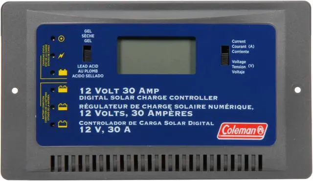 Coleman 68032 12V 30Amp Digital Solar Charge Controller - Newegg.com