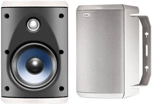 Polk Audio Atrium 45 White High Performance Outdoor Speaker Pair ...