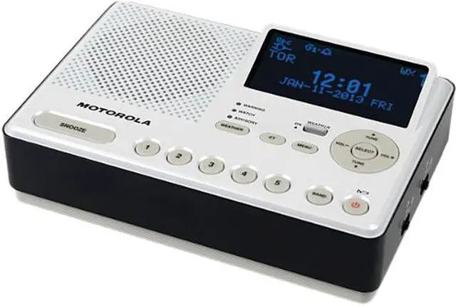 Motorola AM/FM Weather Radio - MWR839 - Newegg.com