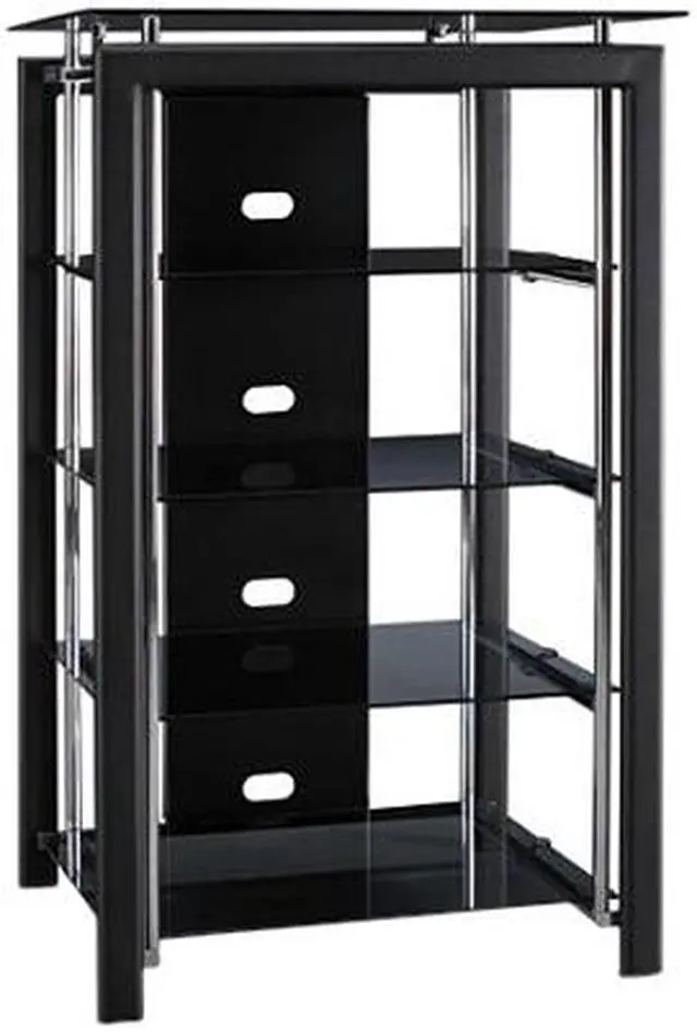 BUSH AD44840-03 Audio Tower - Textured Black Paint - Newegg.com