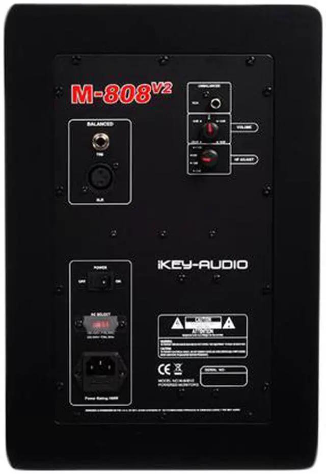 iKey-Audio M-808V2 8" Active Studio Monitor - Newegg.com