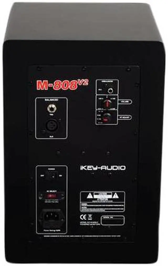 iKey-Audio M-808V2 8" Active Studio Monitor - Newegg.com