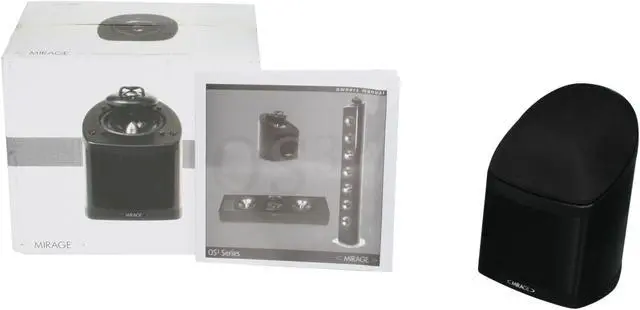 Mirage OS3 SAT HG BLACK Bookshelf Speaker, Black Single - Newegg.com