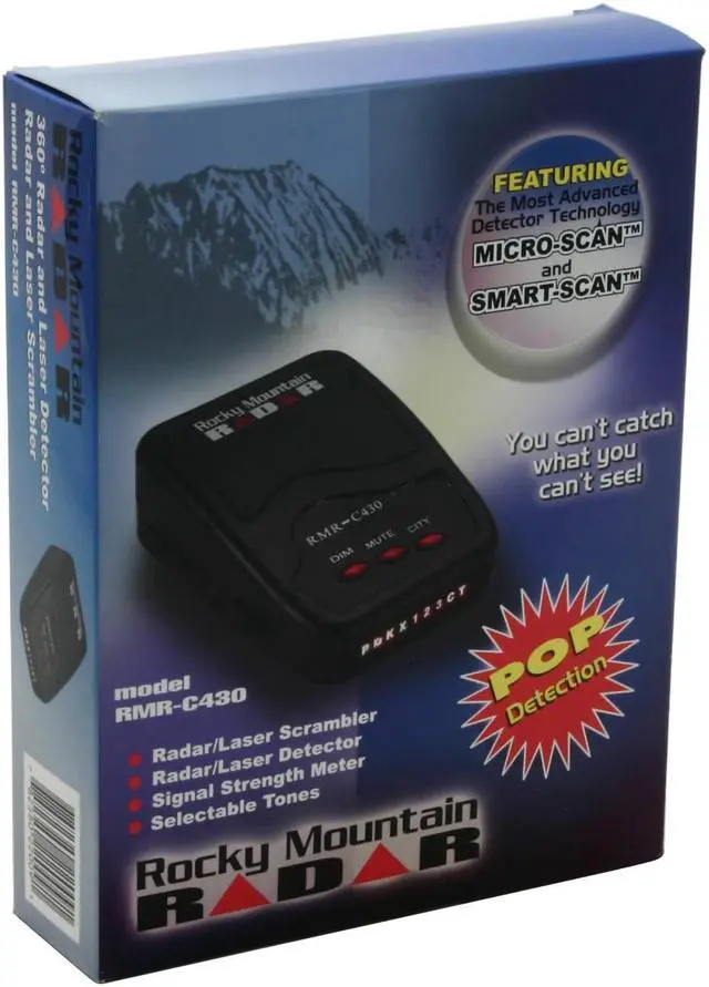 Rocky Mountain Radar Radar/Laser Detector w/ Fully Integrated Radar ...