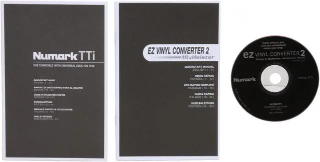 Numark TTI USB Turntable with Pitch Control and Universal Dock - Newegg.com