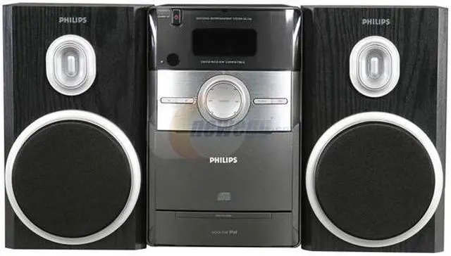 PHILIPS CD/Radio/iPod Dock 1-Disc Changer Shelf System DC156/37 - Newegg.com