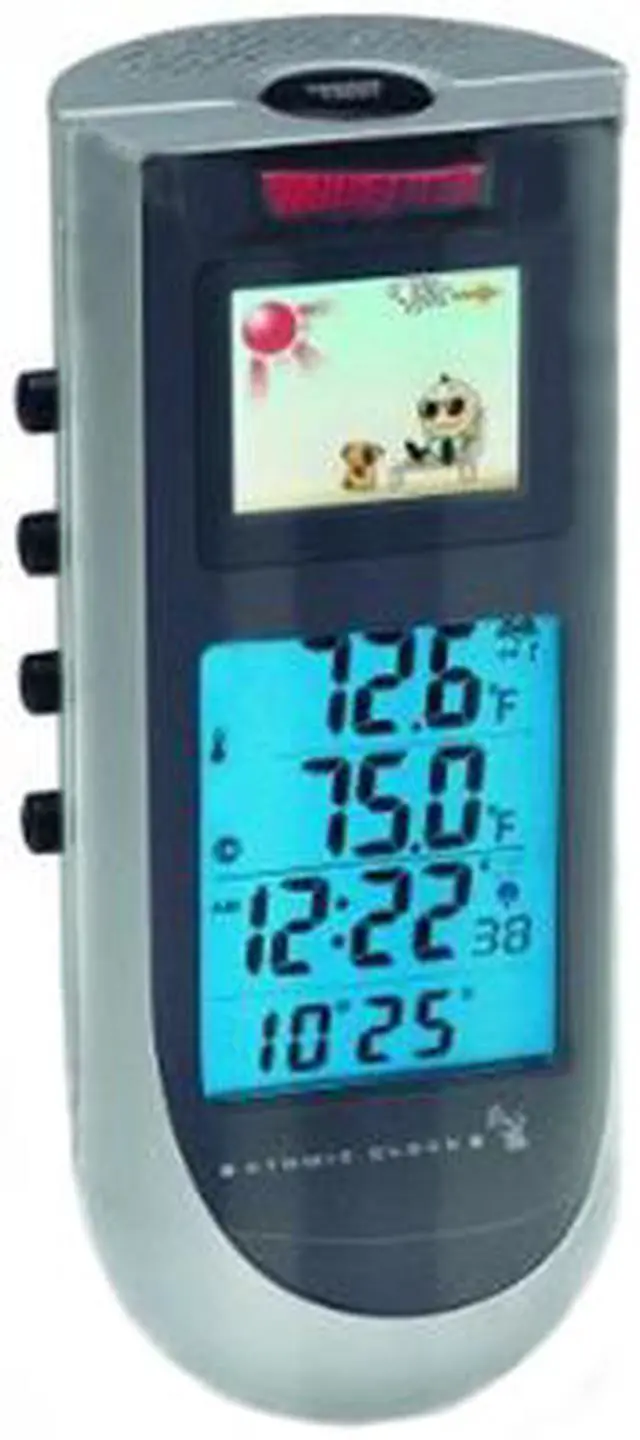 Honeywell Color Weather Forecaster with Indoor/Outdoor Thermometer ...