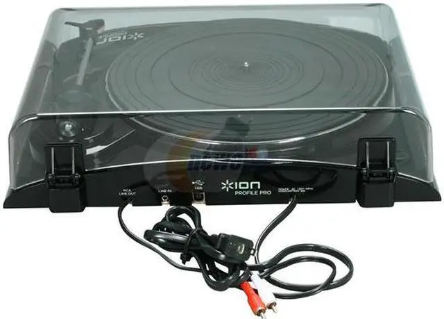 Ion Audio - Vinyl-to-MP3 Turntable w/ Input (PROFILE PRO) - Newegg.com