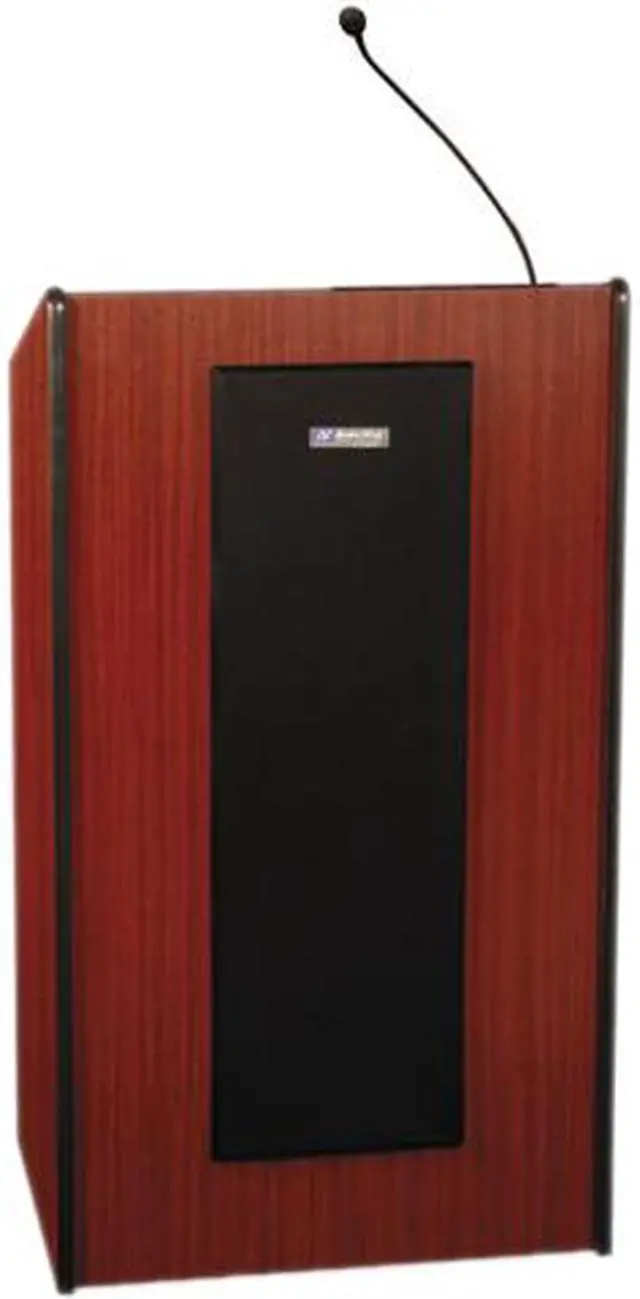 AmpliVox S450-MH Mahogany Presidential Plus Lectern with sound system ...
