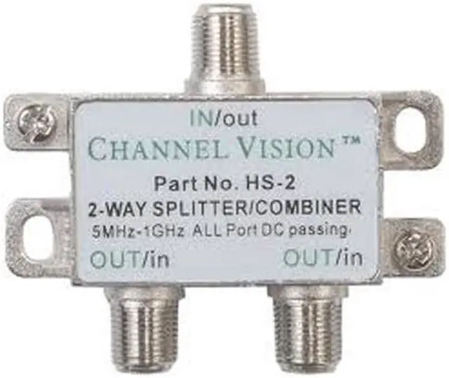 Channel Vision Technology HS-2 2-Way Splitter/Combiner - Newegg.com