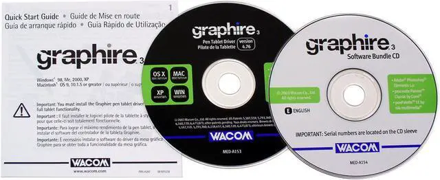 Wacom Graphire3 CTE430PE USB Tablet - Newegg.com