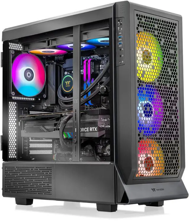Thermaltake Gaming Desktop PC C5BK-Z890-580-LCS Intel Core Ultra 9 285K ...