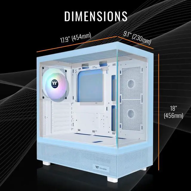 Thermaltake Gaming Desktop PC V27H-B76K-B58-LCS Intel Core i5-14400F ...