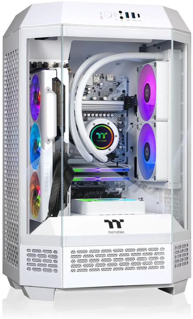 Thermaltake Gaming Desktop PC T3WT-B650-96X-LCS AMD Ryzen 5 7600X 32GB ...