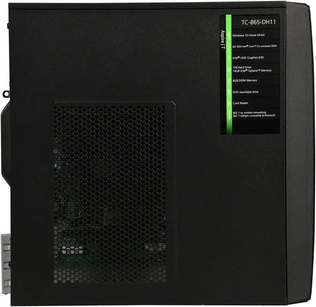 Open Box: Acer Grade A Desktop Computer Aspire TC TC-865-DH11 Intel ...