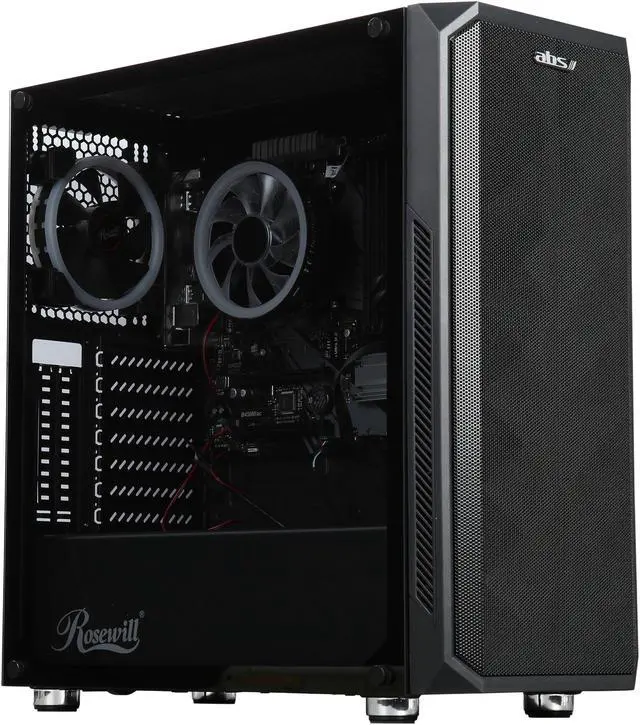 ABS Forge - AMD RYZEN 5 3600 - ASRock B450M/AC Motherboard - Rosewill ...