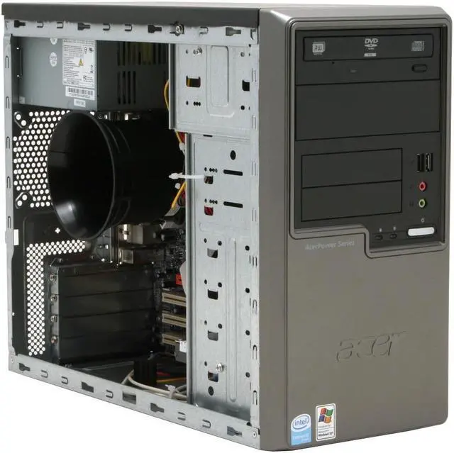 Acer Desktop PC AcerPower APS280-U-C4601 3.06GHz 512MB DDR 80GB HDD ...