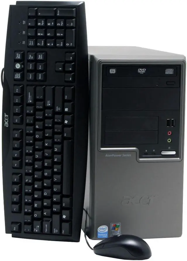 Acer Desktop PC Power APS285-U-P8201 AMD Phenom II X4 820 1GB DDR 120GB ...