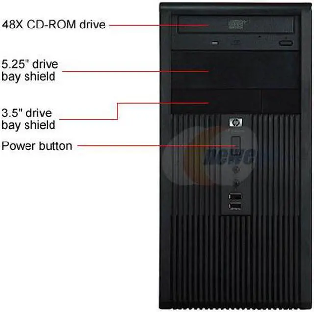 HP Compaq Desktop PC dx2250(RT758UT#ABA) 3400+ 512MB DDR2 80GB HDD ...