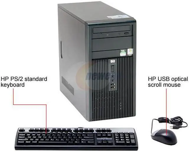 HP Compaq Desktop PC dx2250(RT758UT#ABA) 3400+ 512MB DDR2 80GB HDD ...