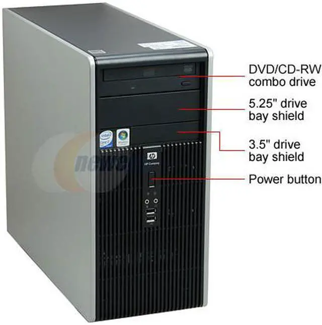 HP Compaq Desktop PC dc5700(RU006UT#ABA) Intel Core 2 Duo E4500 2GB ...