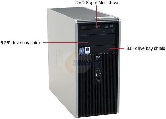 HP Compaq Desktop PC dc5800(KA434UT) Intel Core 2 Duo E6550 2GB DDR2 ...