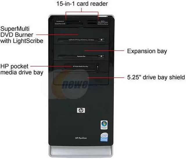HP Desktop PC Pavilion A6400F(KJ379AA) Intel Pentium E2200 3GB DDR2 ...