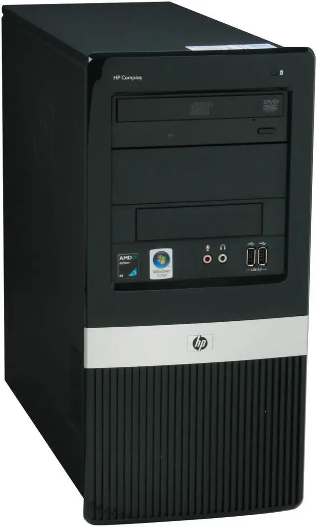 HP Compaq Desktop PC dx2450(KA545UT#ABA) AMD Athlon X2 4450B 1GB DDR2 ...