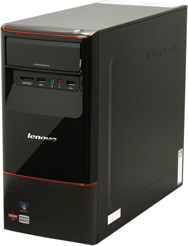 Lenovo Desktop PC H415 (30991TU) AMD A8-3850 8GB DDR3 1TB HDD AMD ...