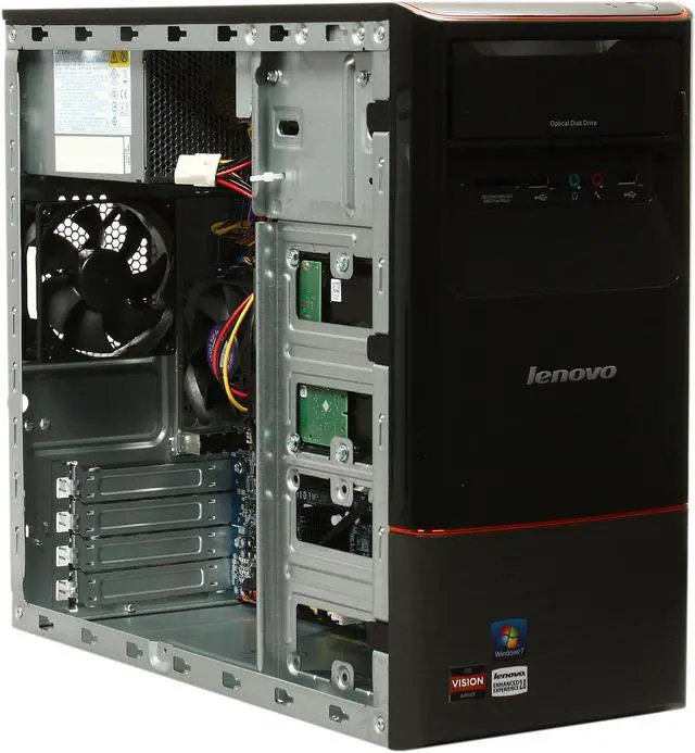 Lenovo Desktop PC H415 (30991TU) AMD A8-3850 8GB DDR3 1TB HDD AMD ...