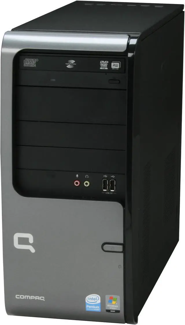 Refurbished: COMPAQ Desktop PC Presario SR5214X(GV441AAR) Intel Pentium ...