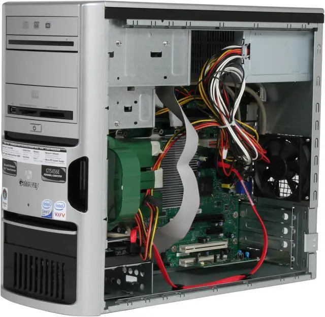 Refurbished: Gateway Desktop PC GT5436E - RA Intel Core 2 Duo E6300 1GB ...