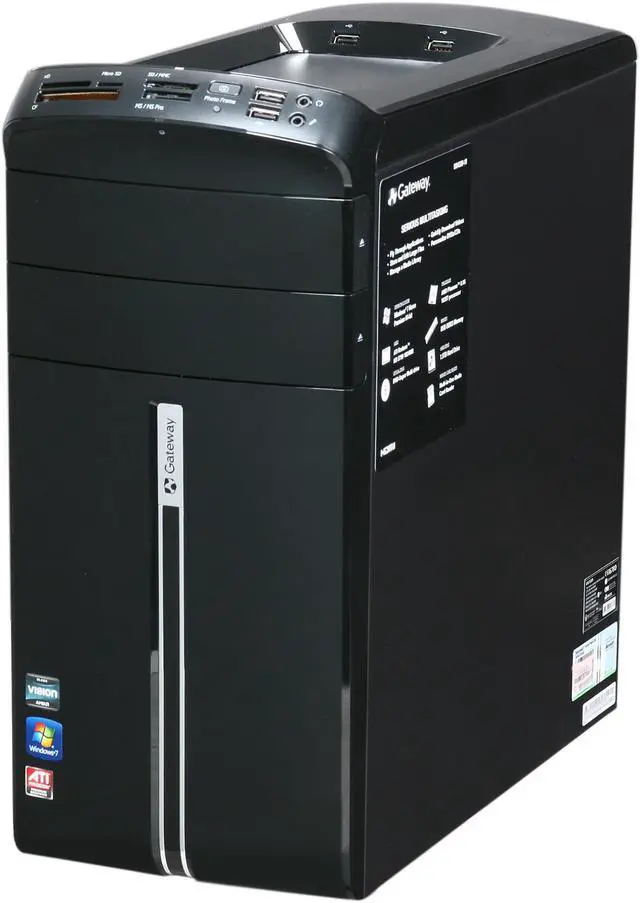 Gateway Desktop PC DX Series DX4320-19 AMD Phenom II X6 1035T 8GB DDR3 ...