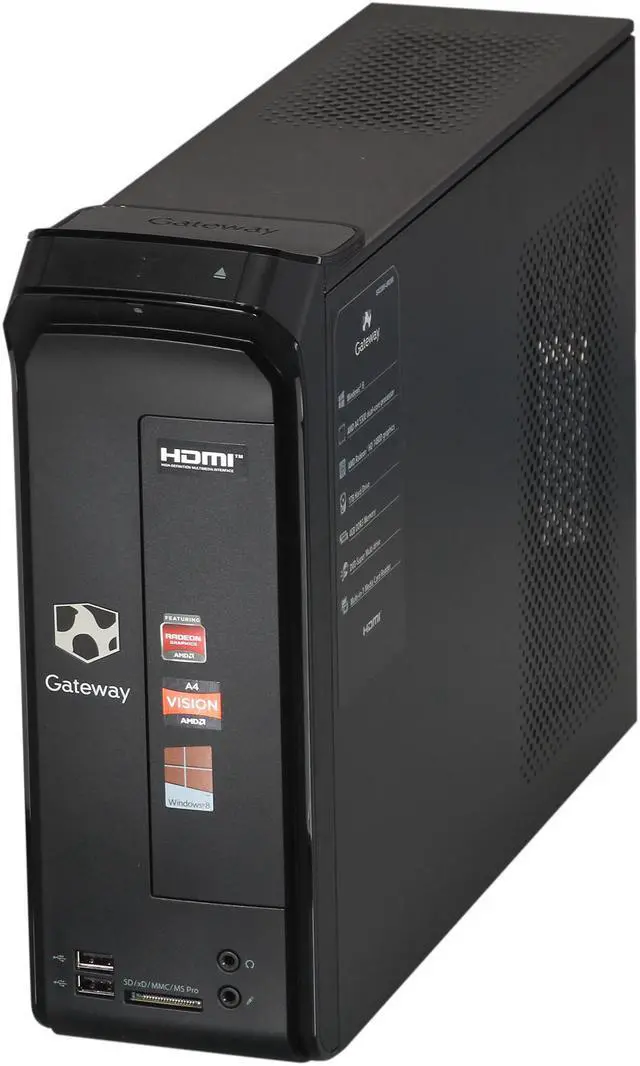 Open Box: Gateway Desktop PC SX2380-UR308 (DT.GDEAA.001) AMD A4-5300 ...