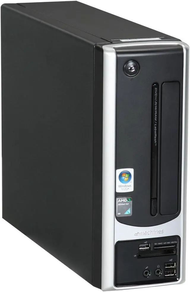 Open Box: eMachines Desktop PC ET1160-05 AMD Athlon 64 LE-1600 1GB DDR2 ...