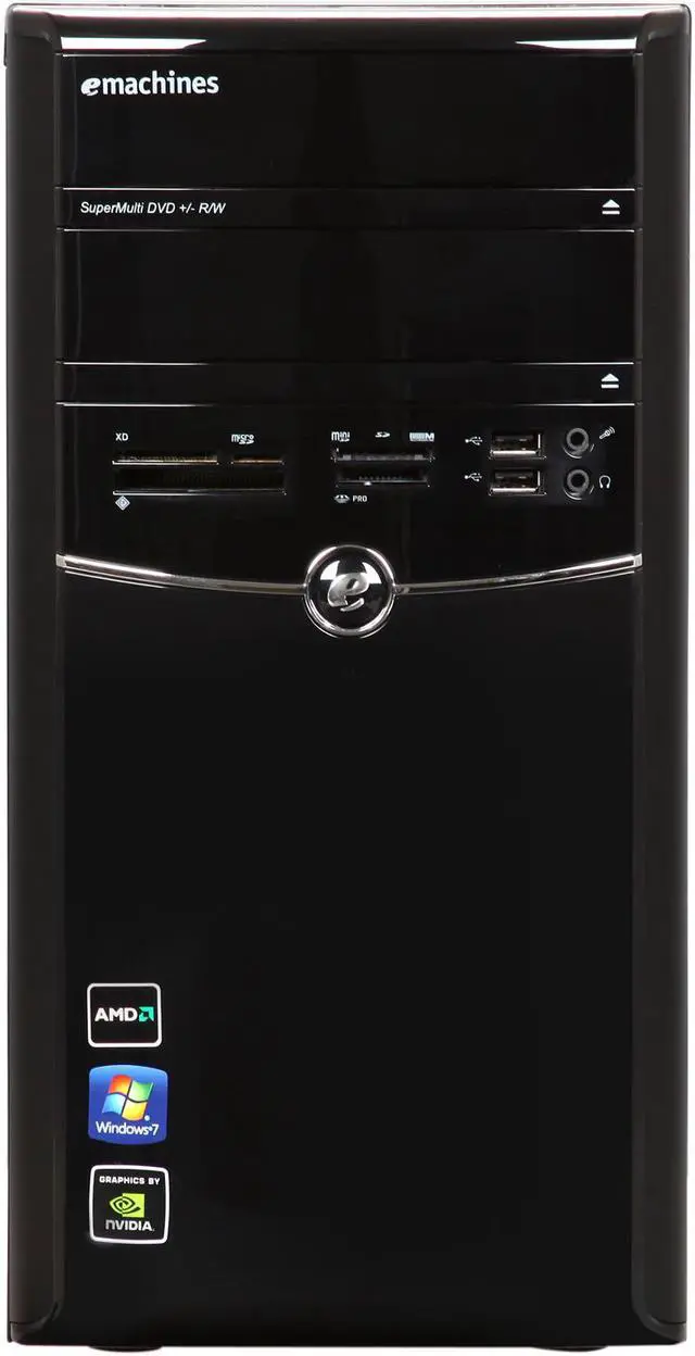 Refurbished: eMachines Desktop PC ET1352-01 (L-PT.NBU02.001) AMD Athlon ...