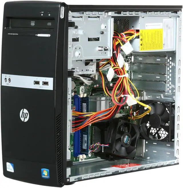 HP Desktop PC 500B (VS876UT#ABA) Intel Pentium E5700 2GB DDR3 320GB HDD ...