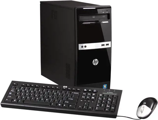 HP Desktop PC 500B (XZ827UT#ABA) Intel Pentium E5800 2GB DDR3 320GB HDD ...