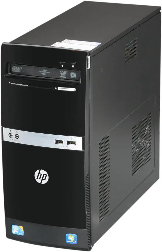 HP Desktop PC 500B (XZ825UT#ABA) Intel Core 2 Duo E7500 3GB DDR3 250GB ...