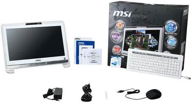 Refurbished: MSI Desktop PC Wind Top AE1900-01SUS Intel Atom 230 1GB ...