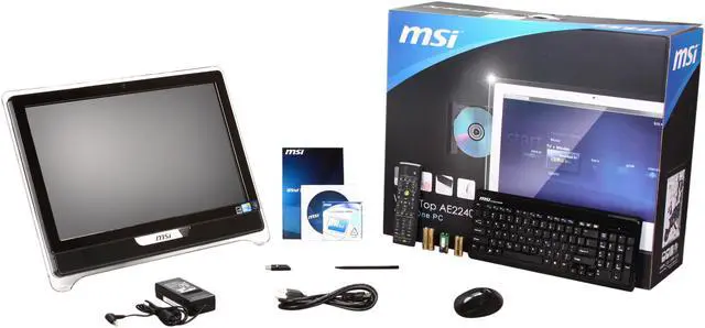 MSI All-in-One PC Wind Top AE2240-027US Intel Core i3-380M 4GB DDR3 ...