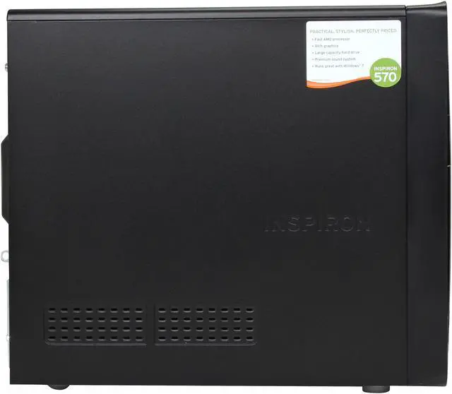 Refurbished: DELL Desktop PC Inspiron 570 (I570-6690BK) AMD Athlon II ...
