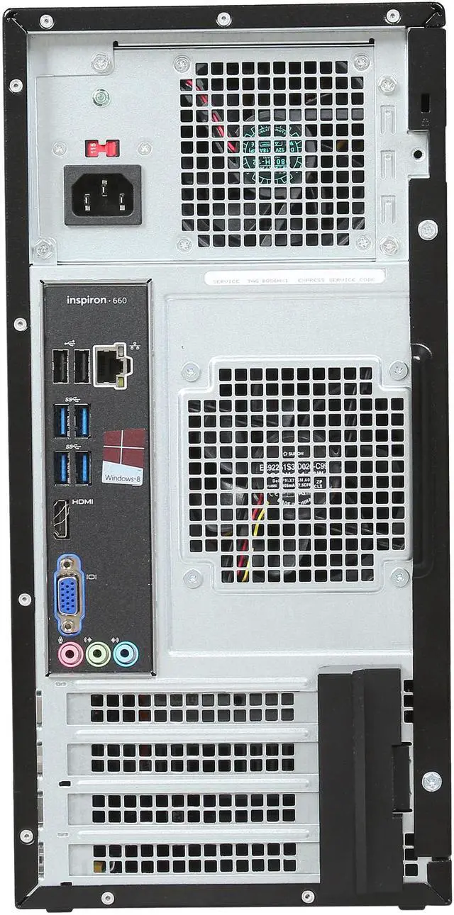 DELL Desktop PC Inspiron 660 (i660-3050BK) Intel Core i3-3240 8GB DDR3 ...